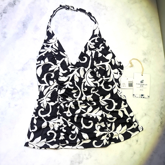 Caribbean Joe | Swim | Caribbean Joe Floral Halter Swim Caribbean Joe ...